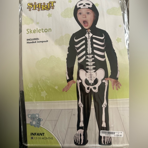 Spirit | Costumes | Spirit Halloween Skeleton Infant Costume | Poshmark